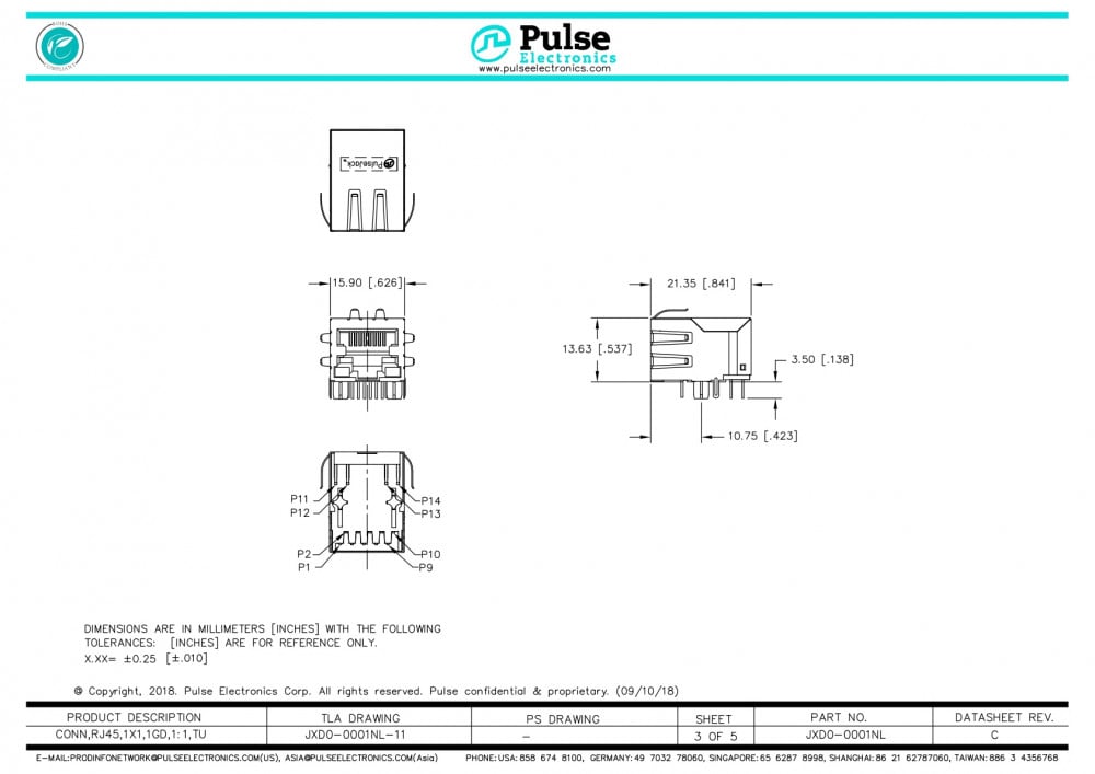 JXD0-0001NL datasheet page 3