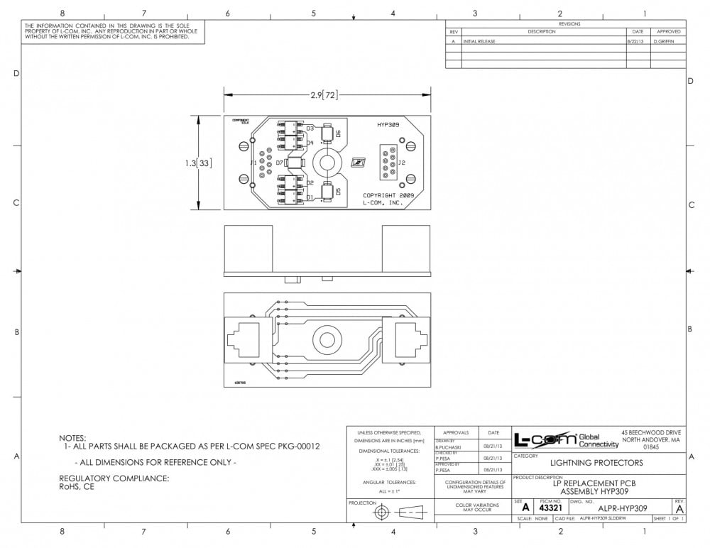ALPR-HYP309 technical document preview