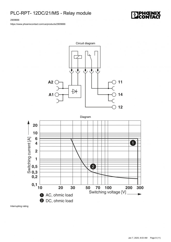 Phoenix Contact 2909666 technical document page 8