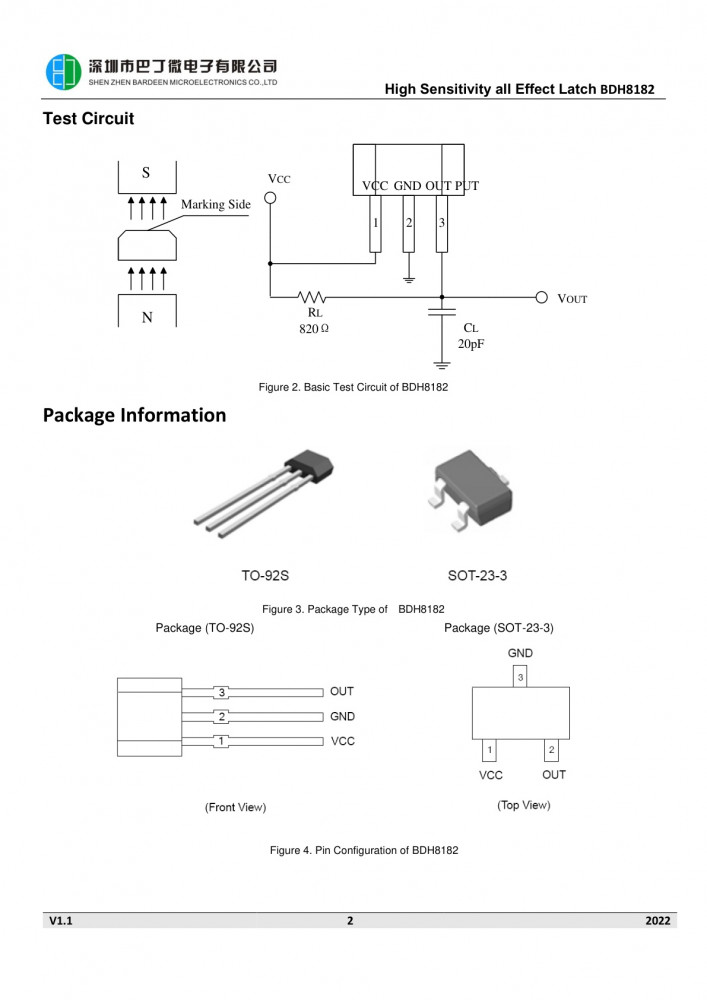 BDH8182 datasheet page 2