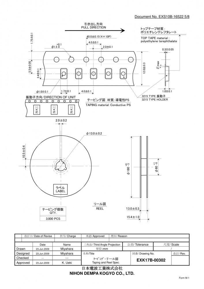 NX3215SA specification page 5