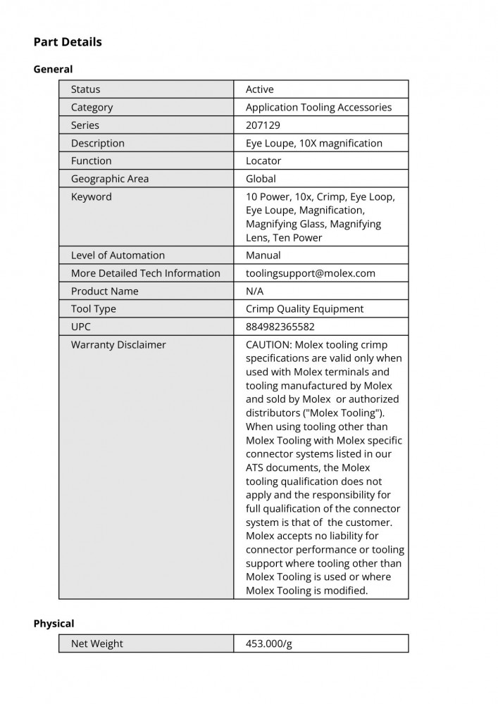 Molex 638002810 document preview, page 2
