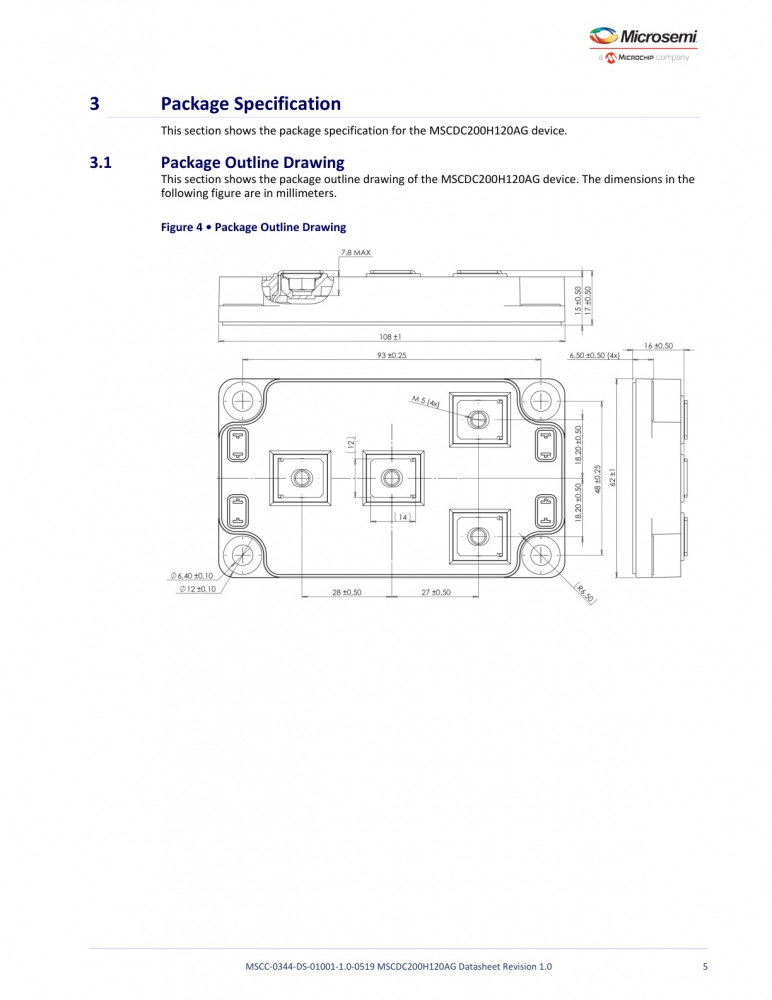 MSCDC200H120AG datasheet page 5