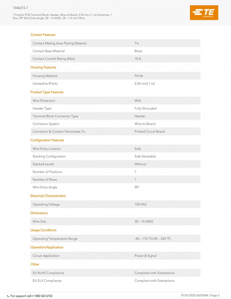1546215-7 technical document page 2