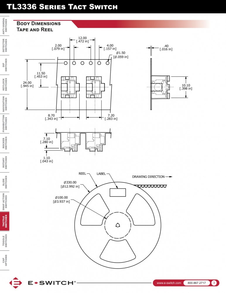 TL3336AF160Q datasheet page 3