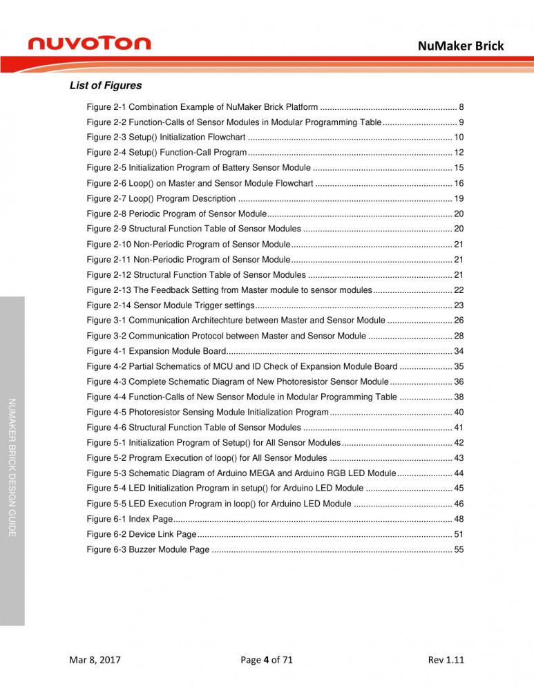 NuMaker Brick Design Guide page 4