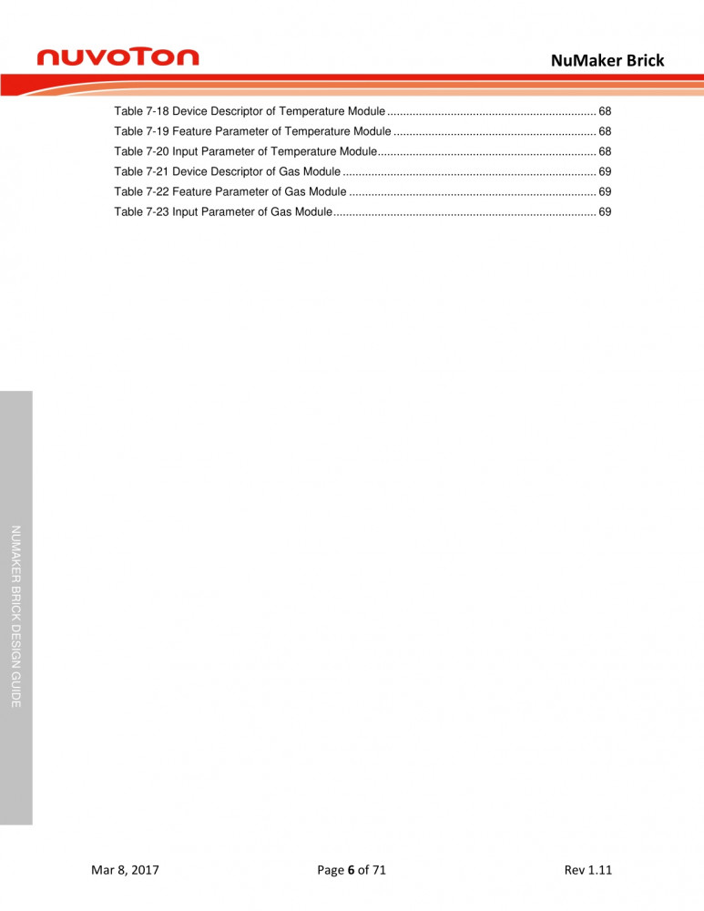 NuMaker Brick Design Guide page 6