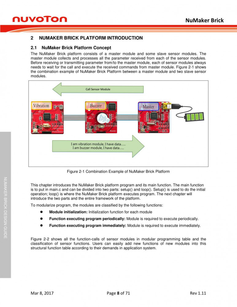 NuMaker Brick Design Guide page 8