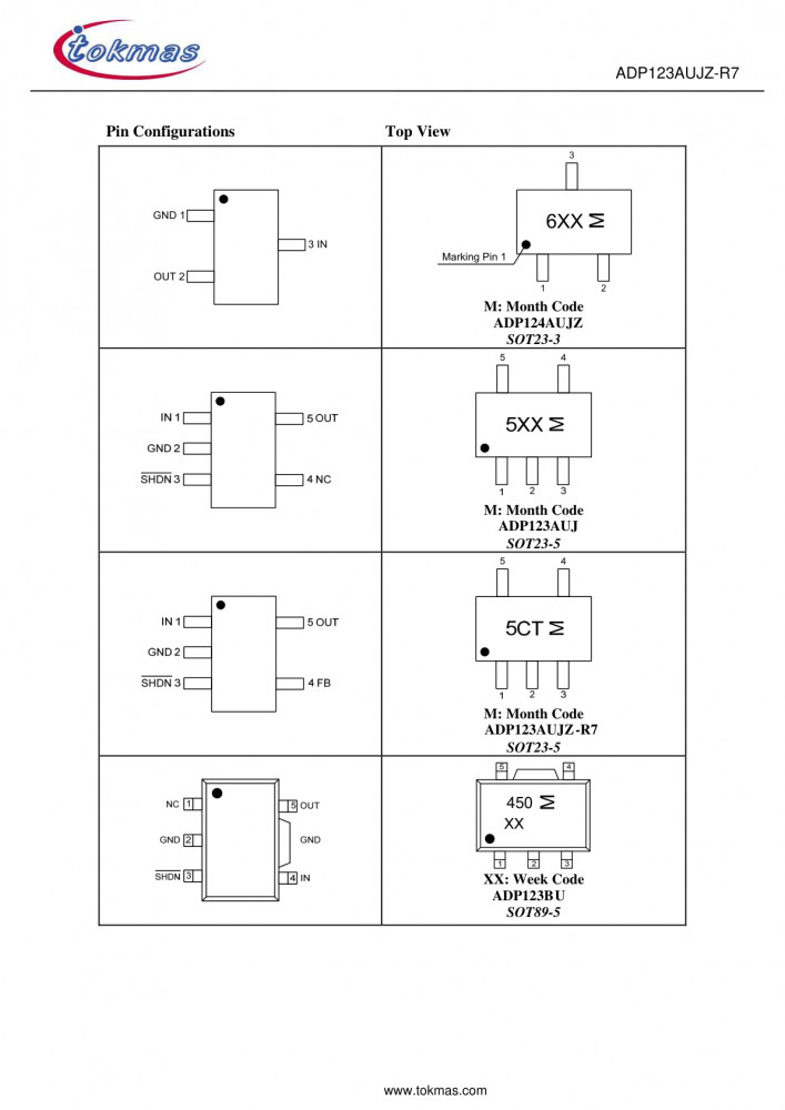 ADP123AUJZ-R7 datasheet page 2