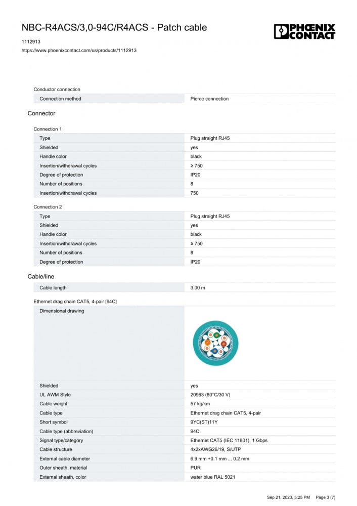 Phoenix Contact 1112913 technical document page 3