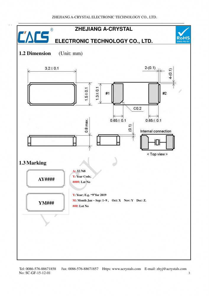 PSX315 specification document page 3