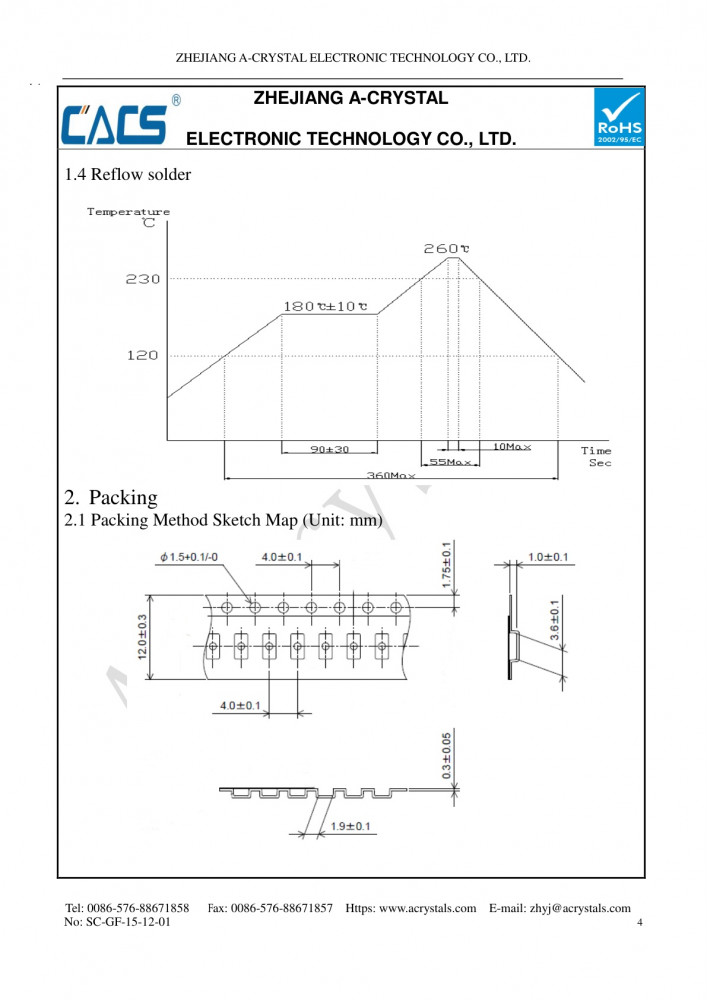 PSX315 specification document page 4