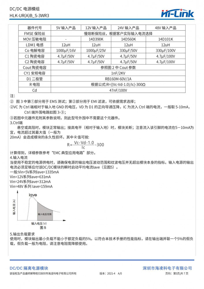 URB4812S-3WR3 datasheet page 5