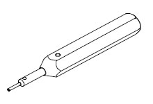 Press-In Tool for iPass+ zHD Vertical Cconnector Assembly