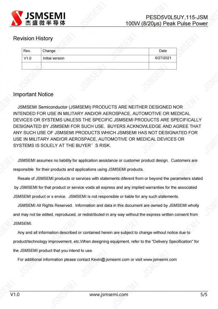 PESD5V0L5UY,115-JSM datasheet page 5