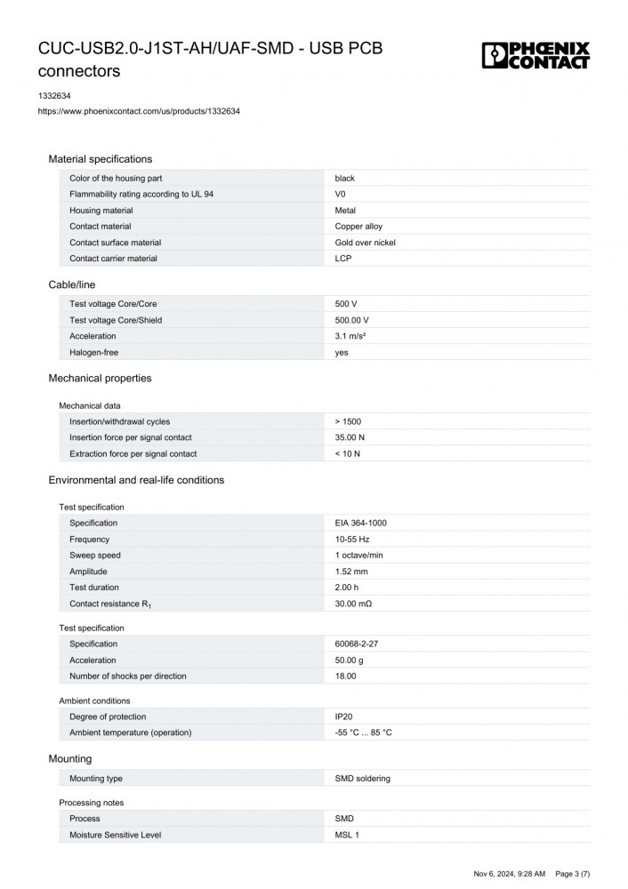 Phoenix Contact 1332634 technical document page 3