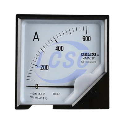 Delixi Electric 42L6A2000 Analog Panel Ammeter Chip for Electrical Current Measurement for sale