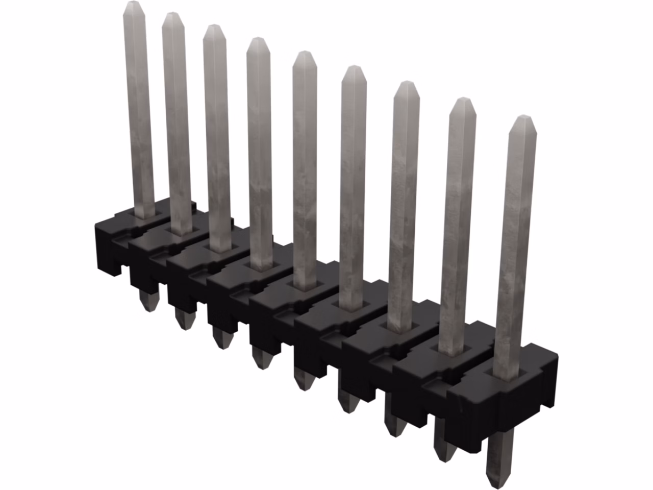 KK 396 Breakaway Header, Vertical, 9 Circuits, Matte Tin (Sn) Plating, Pin Length 22.71mm (.894