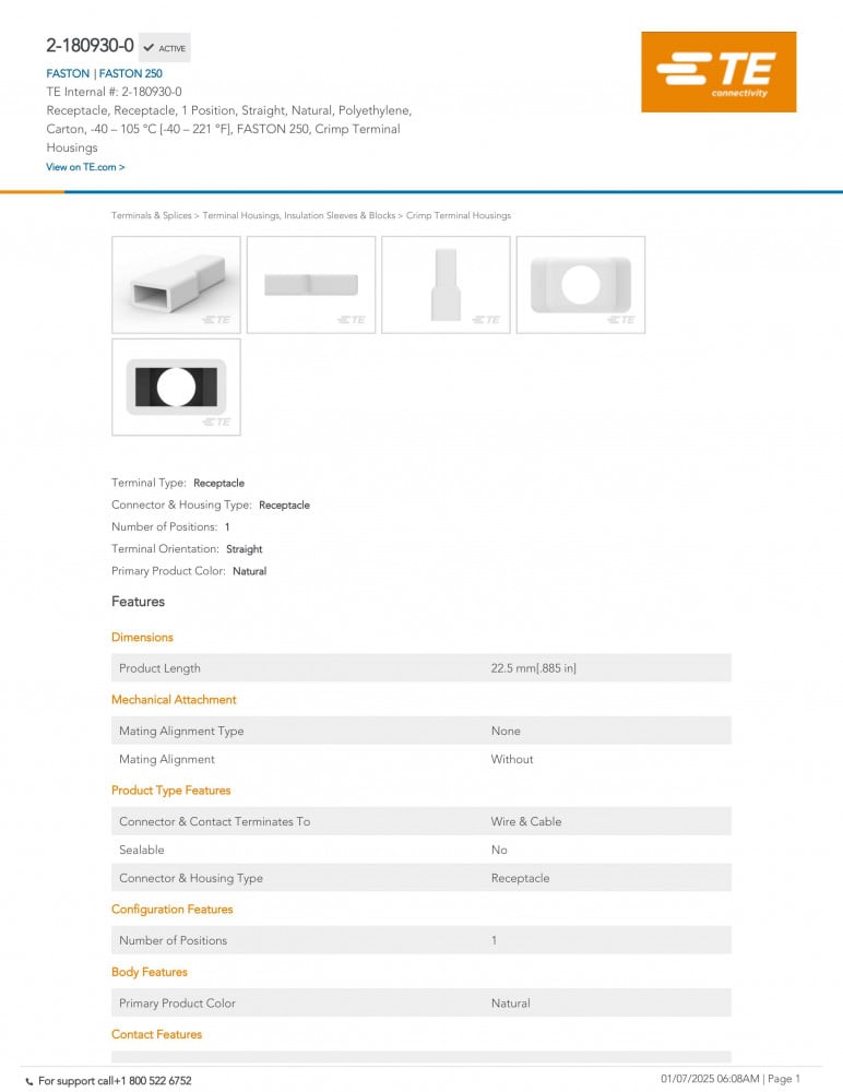 2-180930-0 technical document page 1