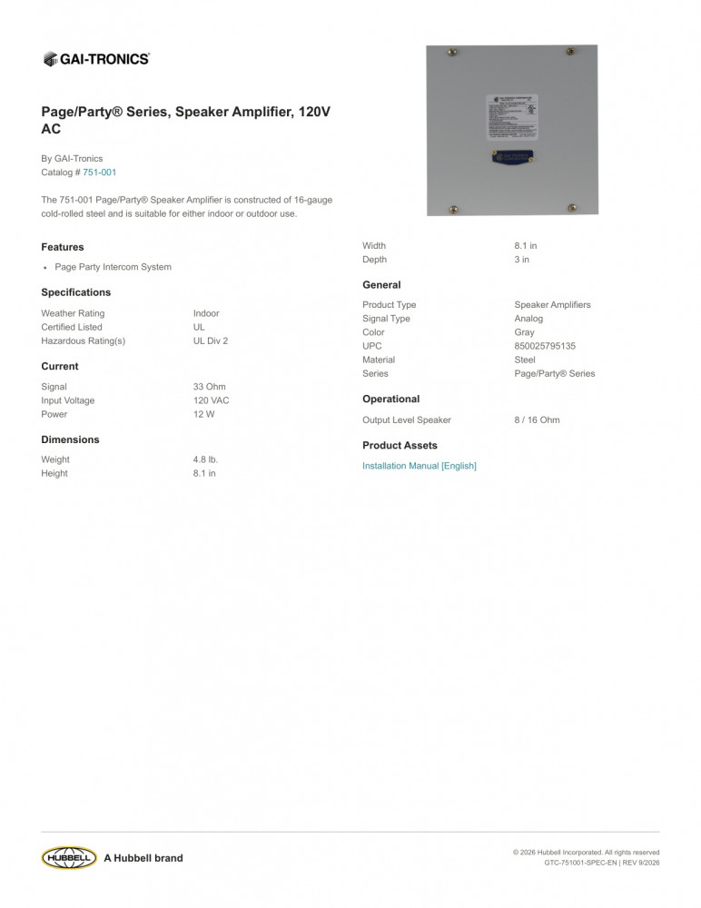 751-001 product documentation preview
