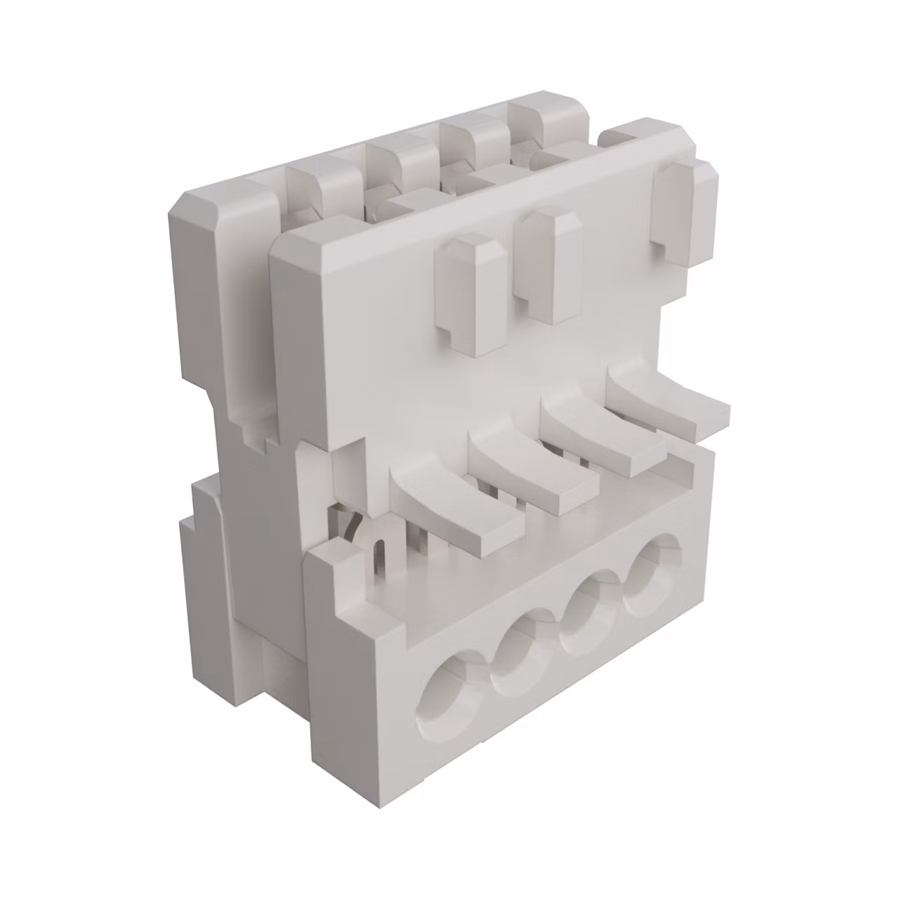 Appli-Mate RAST 2.5 IDT Housing, 2.50mm Pitch, Direct/Indirect, Female, 10 Circuits, All Position Keys Removed, Polarizing Rib Between Circuits 2 and 3