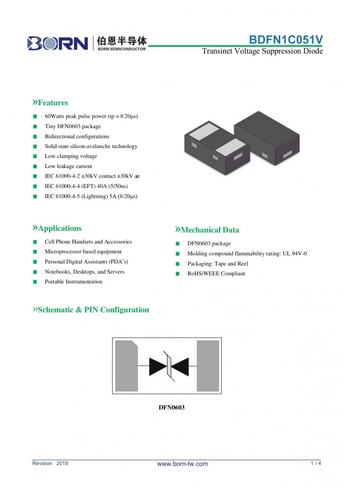 BDFN1C051V datasheet page 1