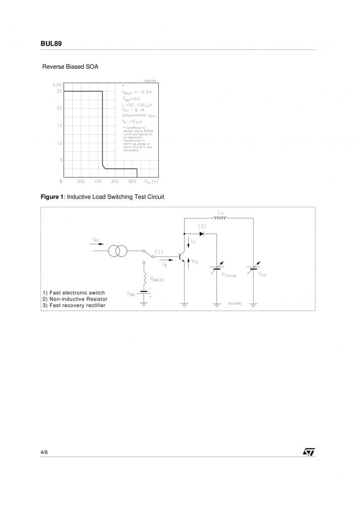 ST BUL89 datasheet page 4
