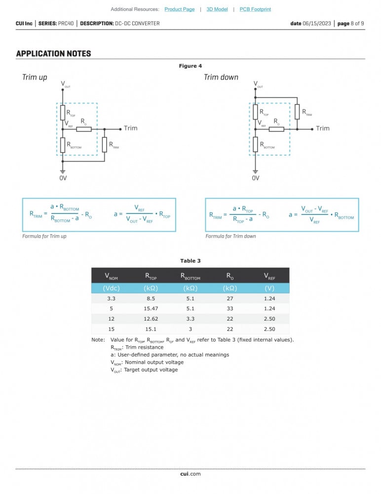 PRC40 datasheet page 8
