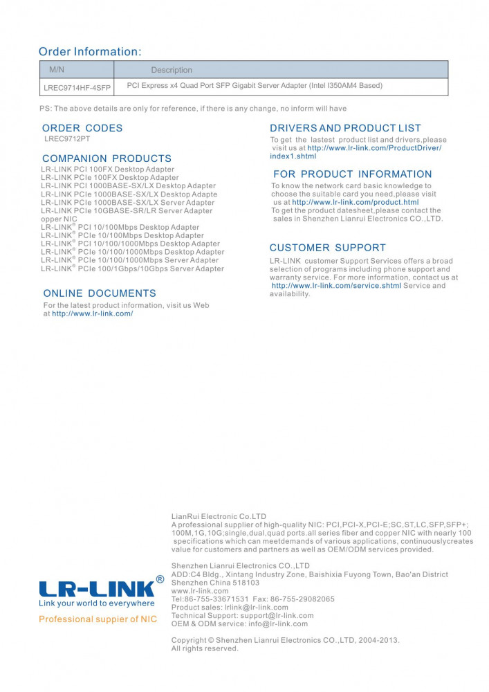 Product document page 4