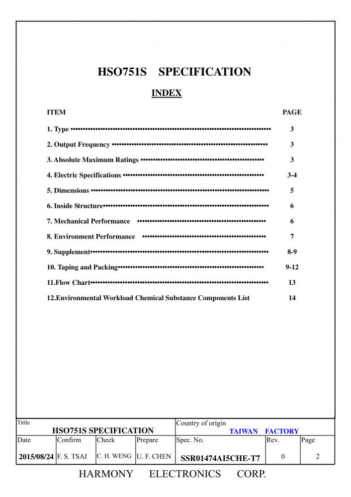 SSR01474AI5CHE-T7 specification page 2