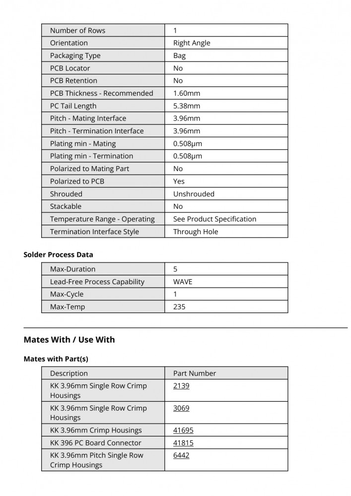 MOLEX 26482206 technical document page 3