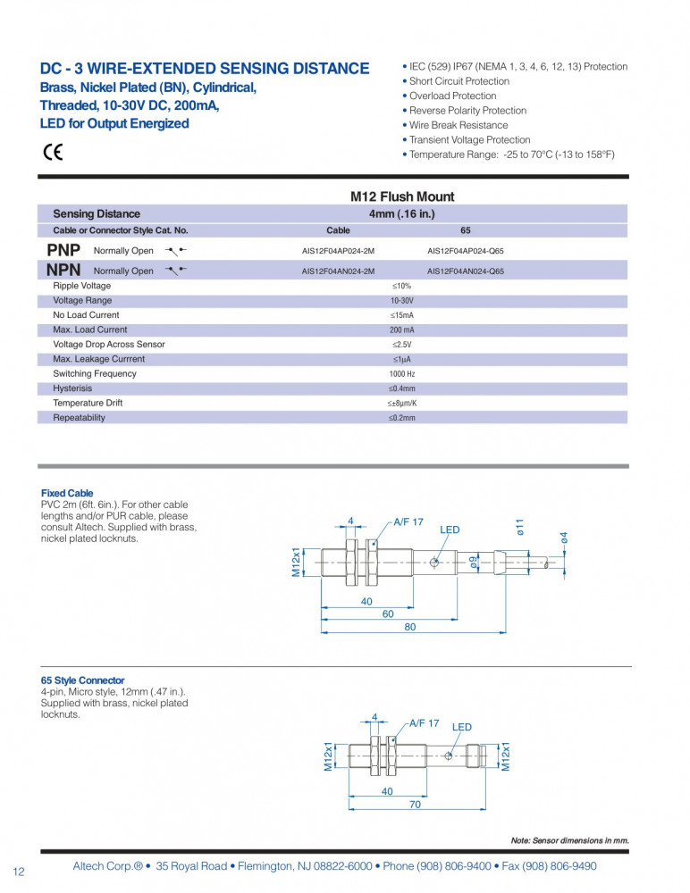 Altech technical document page 10