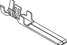 HMC Rectangular Industrial Male Terminal, Multi-Module Type, Reel for sale
