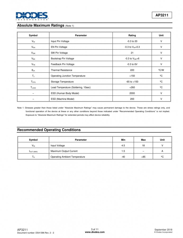 AP3211KTR-G1 datasheet page 3