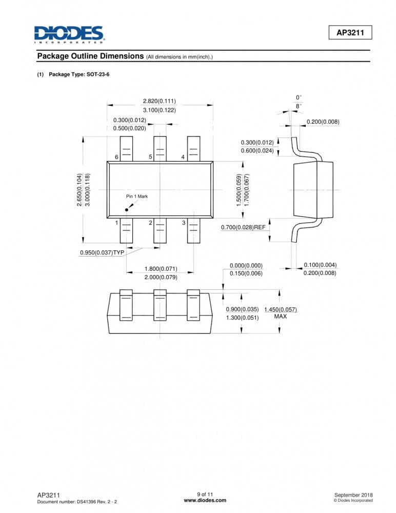 AP3211KTR-G1 datasheet page 9