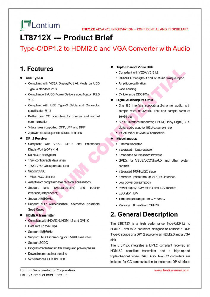 LT8712X technical document page 1