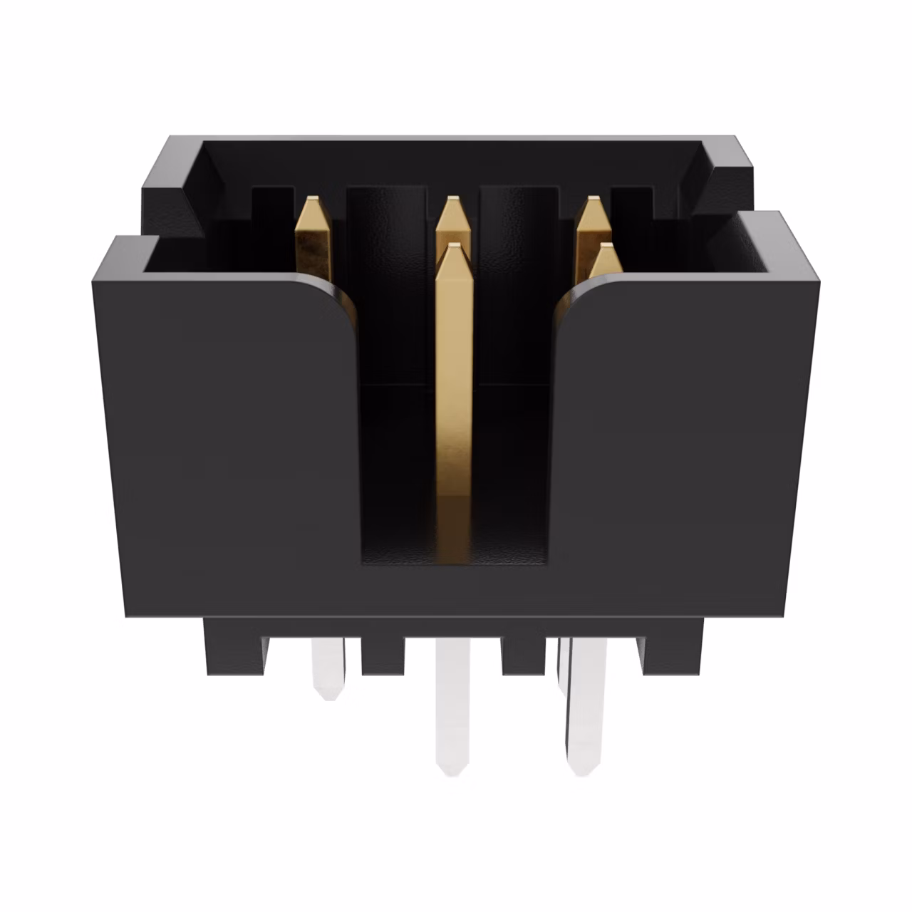 2.00mm Pitch, Milli-Grid PCB Header, Dual Row, Vertical, Through Hole, Shrouded, 6 Circuits, Circuit 1 Voided, 0.38µm Gold (Au) Plating, 2.50mm Tail Length, Dual Side Slots, Center Polarization, Tube for sale