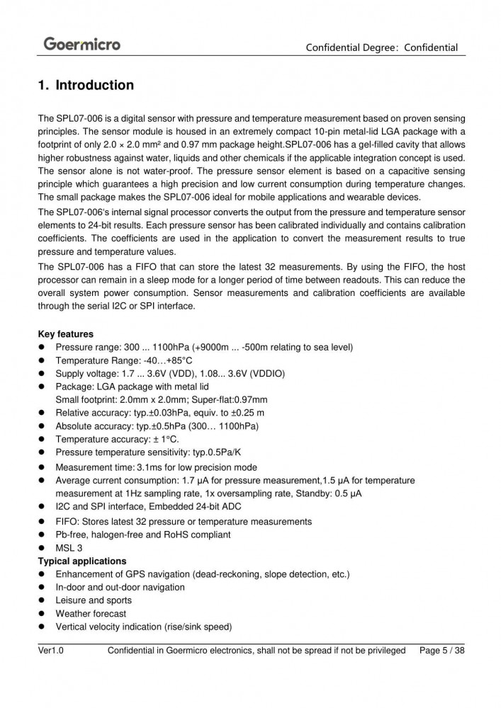 SPL07-006 datasheet page 5