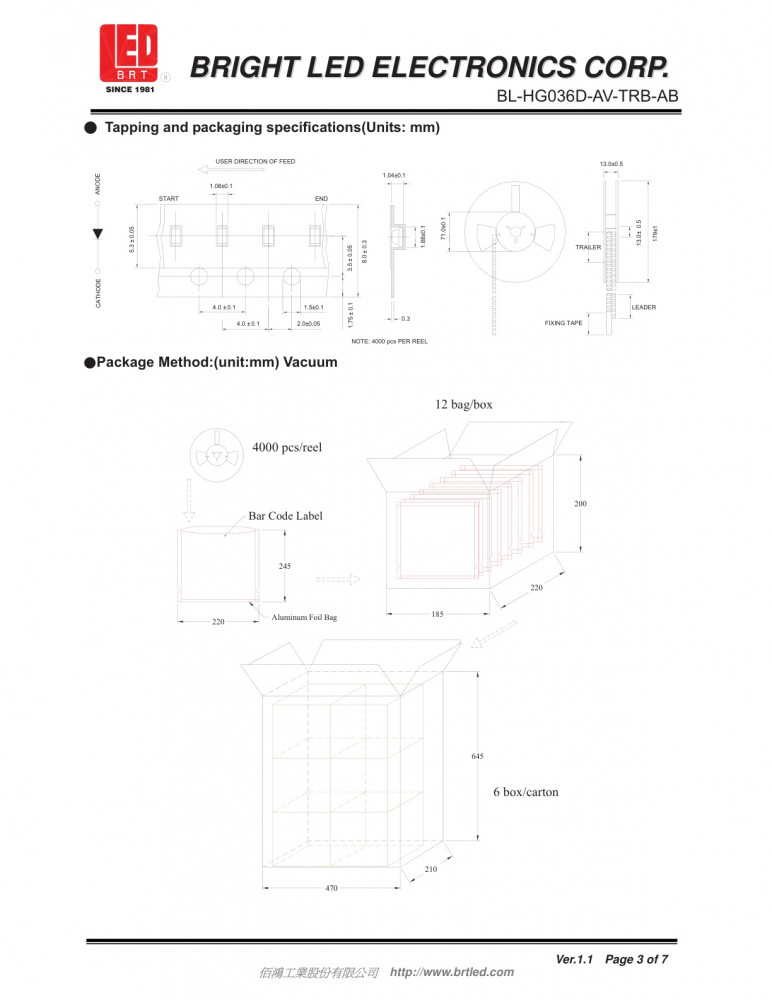 BL-HG036D-AV-TRB-AB datasheet page 3
