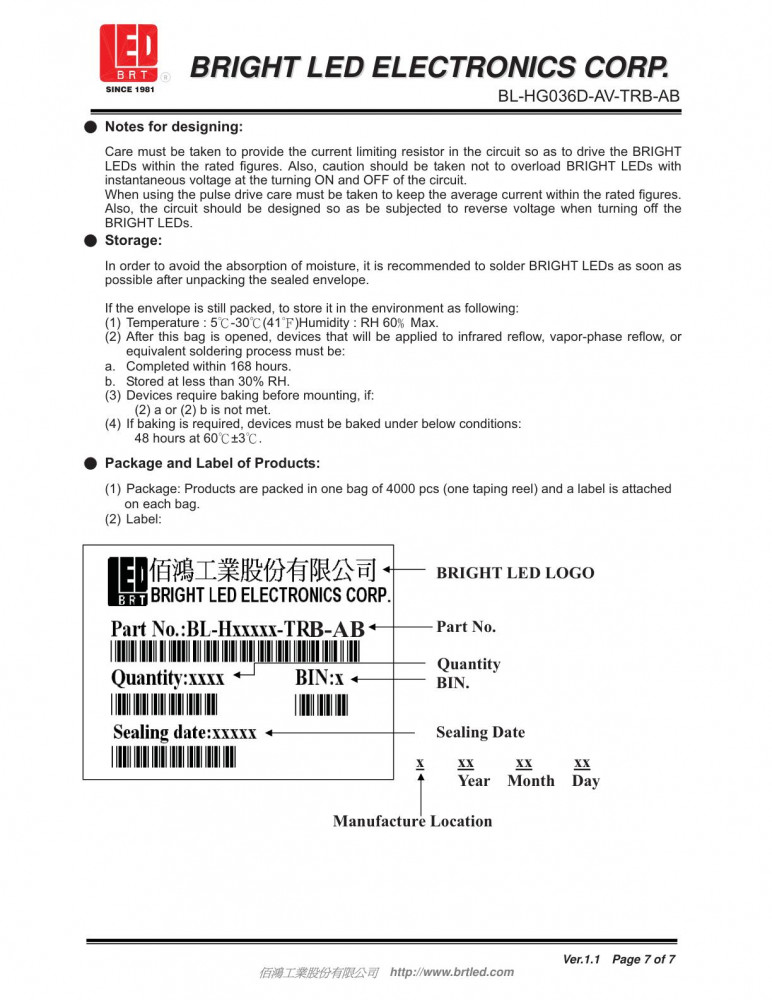 BL-HG036D-AV-TRB-AB datasheet page 7