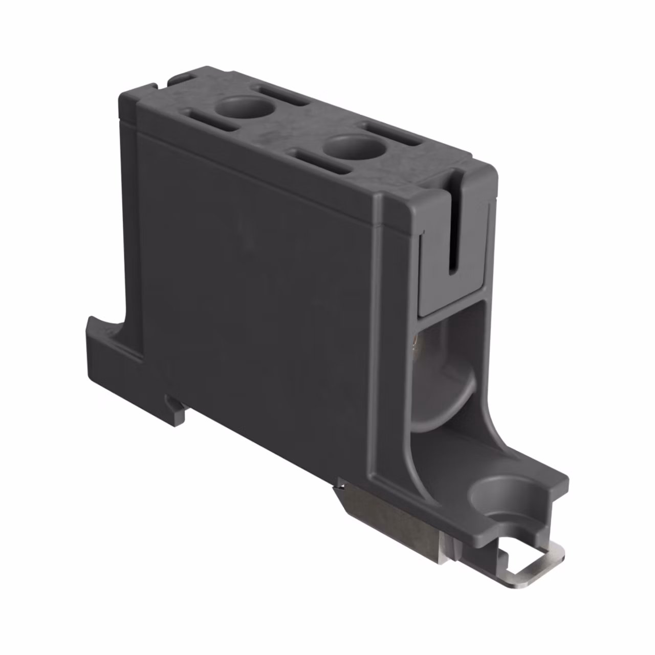 High Current Universal Clamp Terminal Block, 35.00mm DIN-rail or Screw Mount, 150.0A / 1000V, Grey Housing and Cover, 1 Circuit for sale