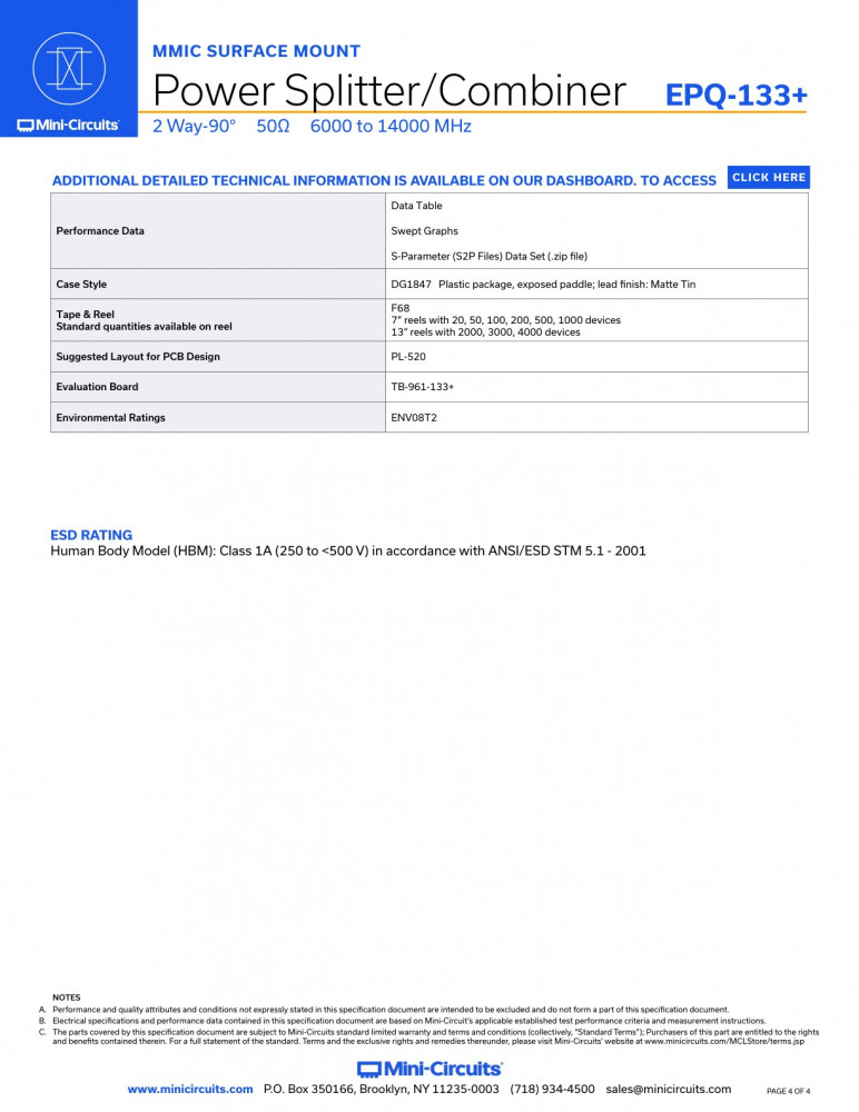 EPQ-133+ technical document page 4