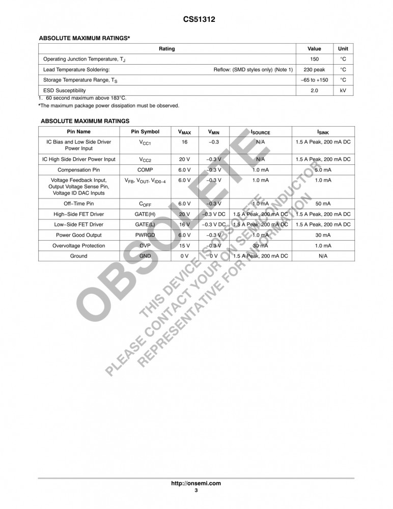 CS51312 datasheet page 4