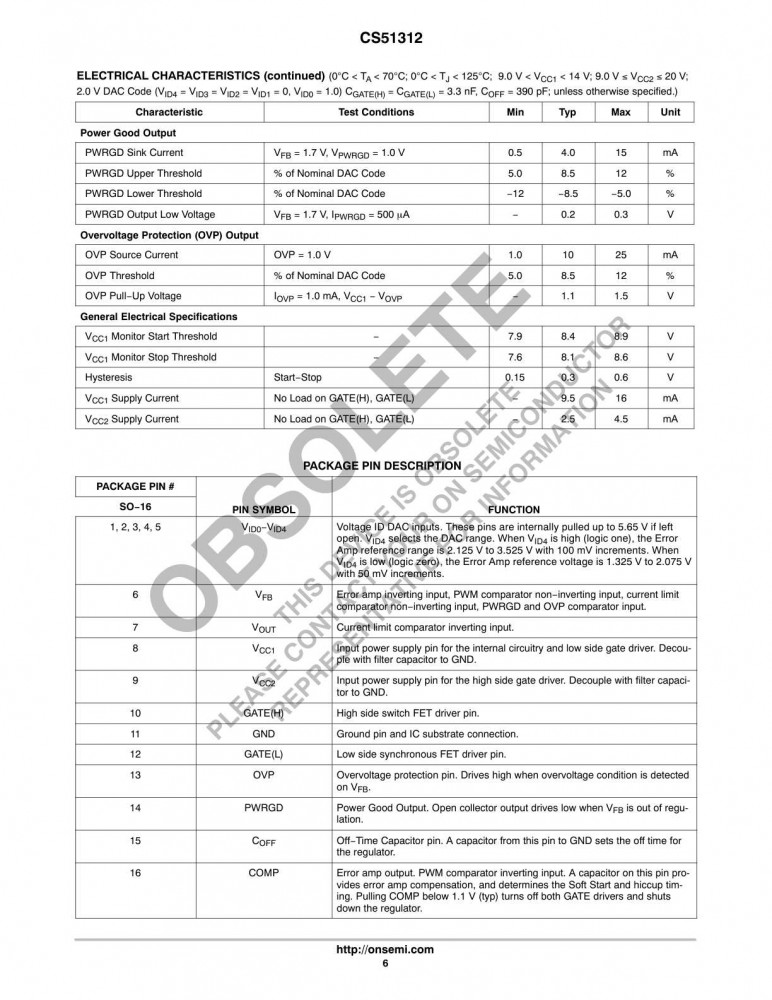 CS51312 datasheet page 7