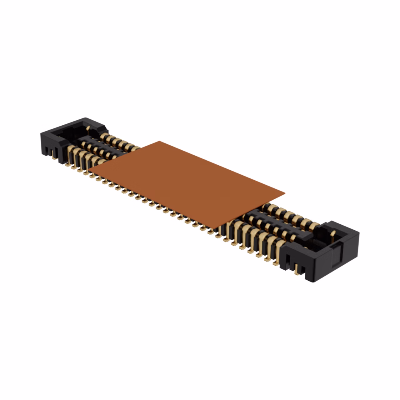 SlimStack Board-to-Board Receptacle, 0.40mm Pitch, Surface Mount, Dual Row, Vertical, 1.00mm Stacking Height, with Solder Tabs, with Vacuum Tape, 60 Circuits for sale