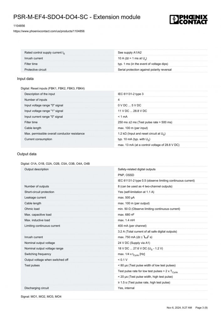 Phoenix Contact 1104856 document page 3