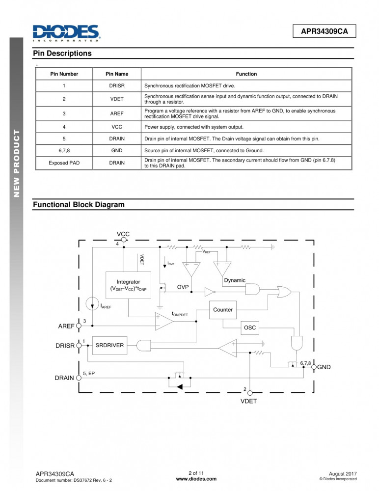 APR34309CA datasheet page 2