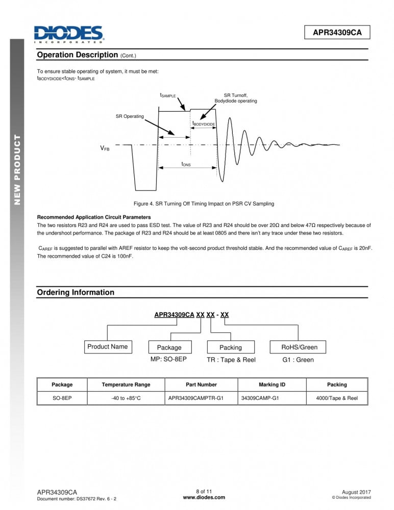 APR34309CA datasheet page 8