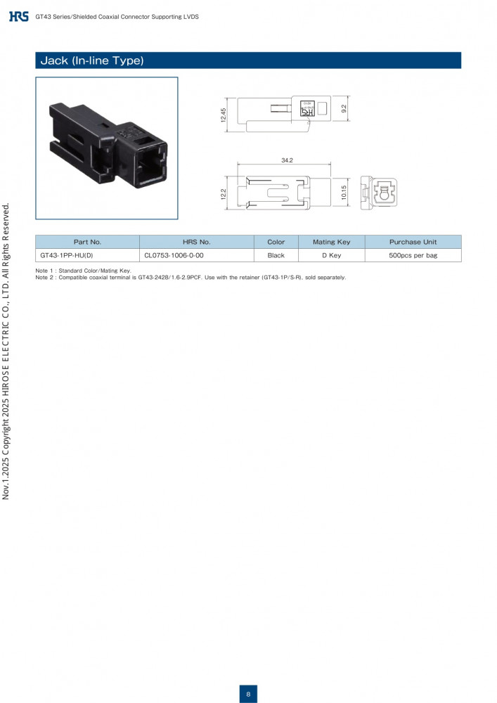 GT43 datasheet page 8