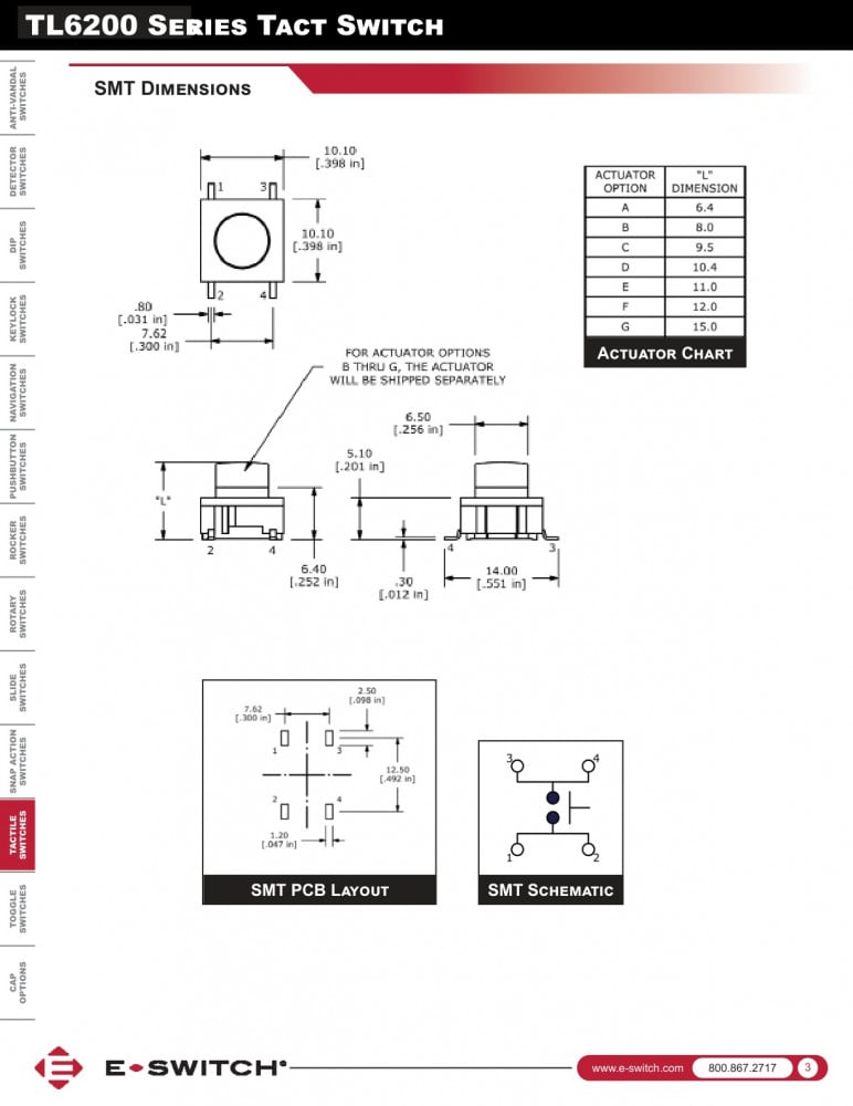 TL6200FBLK technical document page 3
